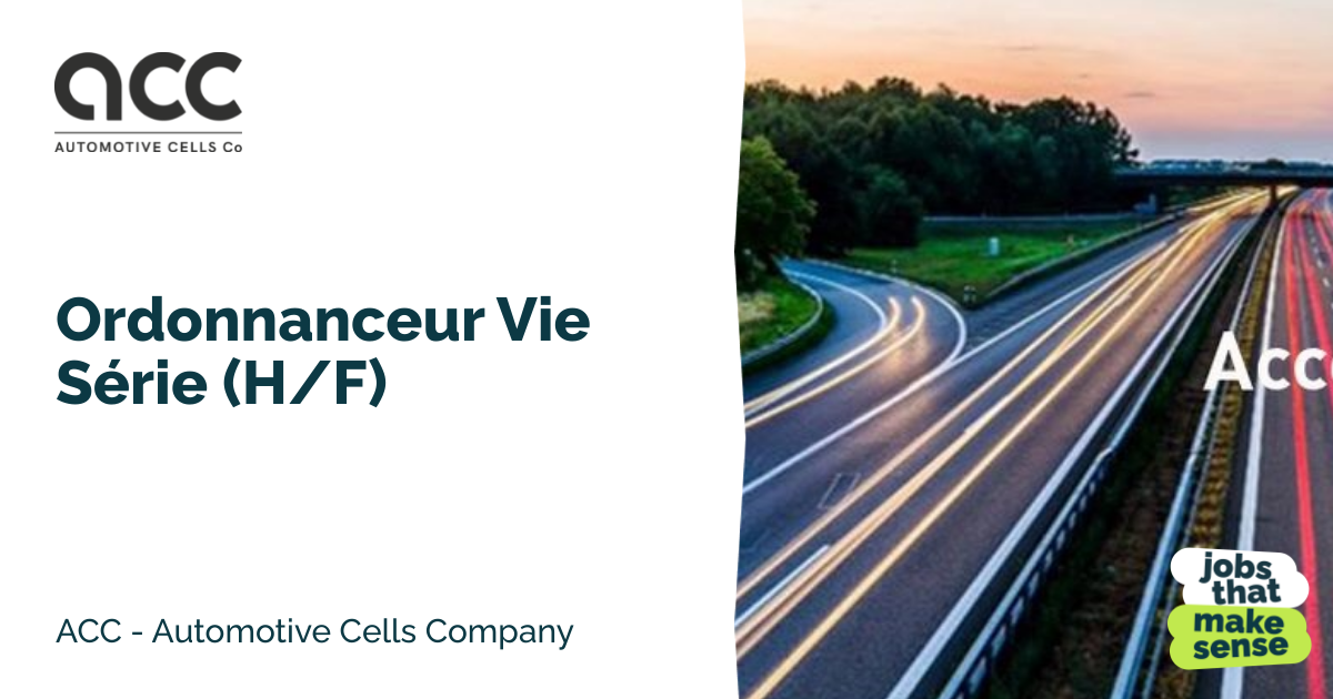 Ordonnanceur (H/F) / Implementation Change Manager (F/M) - Billy ...