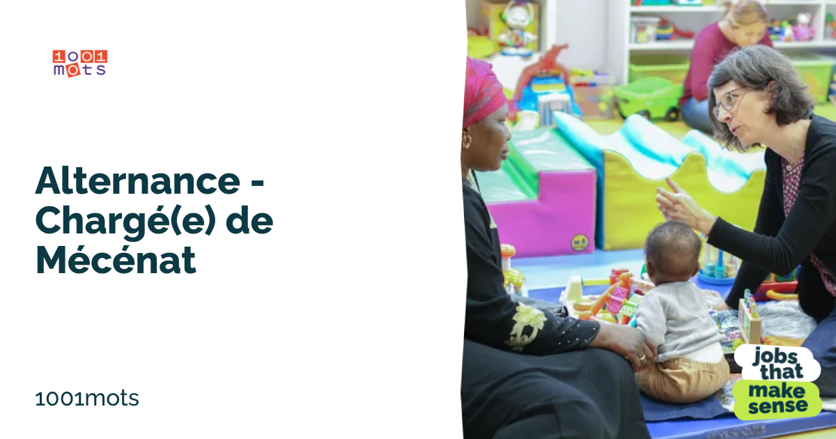Work-study program - Patronage Manager - Paris - 1001mots - 18/10/2024 ...
