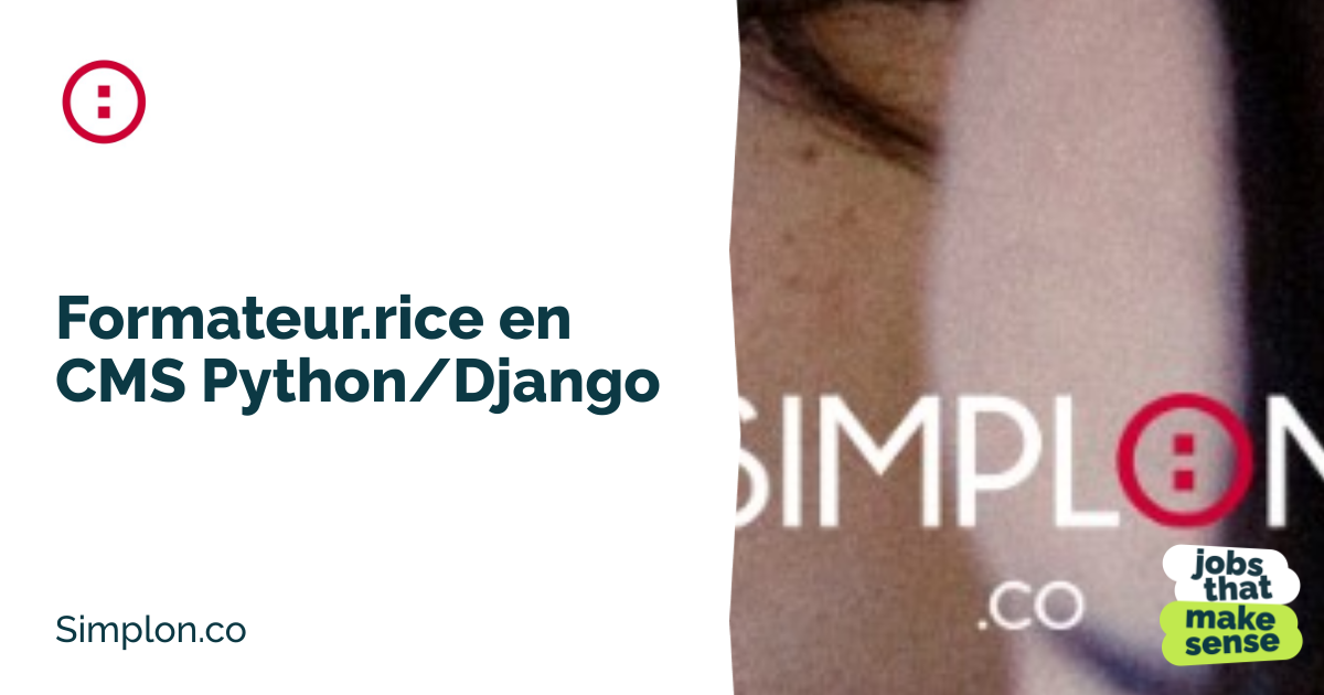 Trainer in CMS Python/Django - Rennes - Simplon.co - 03/02/2023 - jobs ...