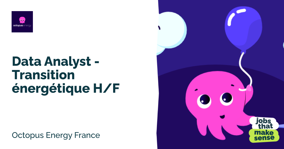 Data Analyst - Energy Transition M/F - Paris, FR - Octopus Energy ...