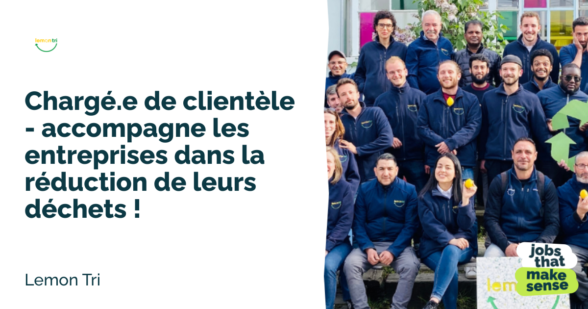 Chargé.e de clientèle - accompagne les entreprises dans la réduction de ...