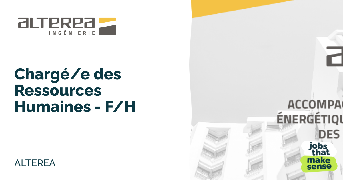 Human Resources Manager - F/M - Paris - ALTEREA - 13/04/2024 - Jobs ...