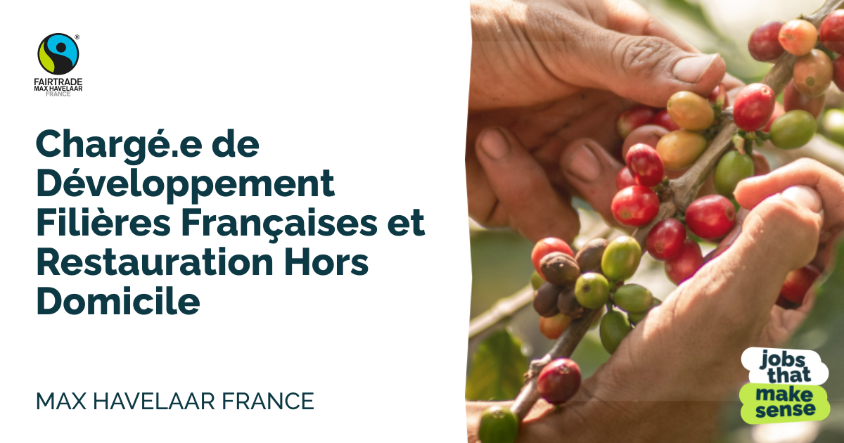 Chargé.e de Développement Filières Françaises et Restauration Hors ...