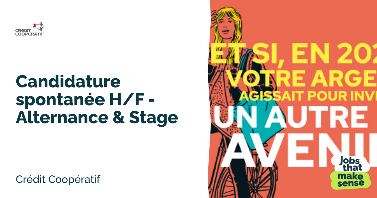 Spontaneous application M/F - Work-study & Internship - Nanterre ...