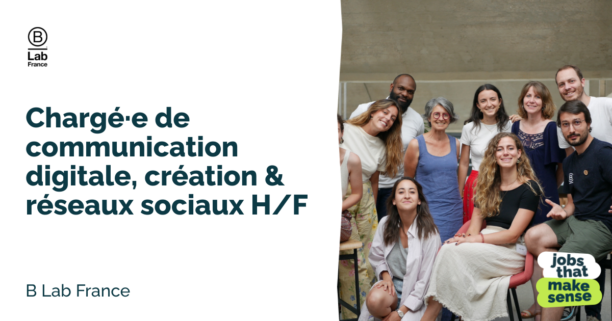 Chargé·e de communication digitale, création & réseaux sociaux H/F ...