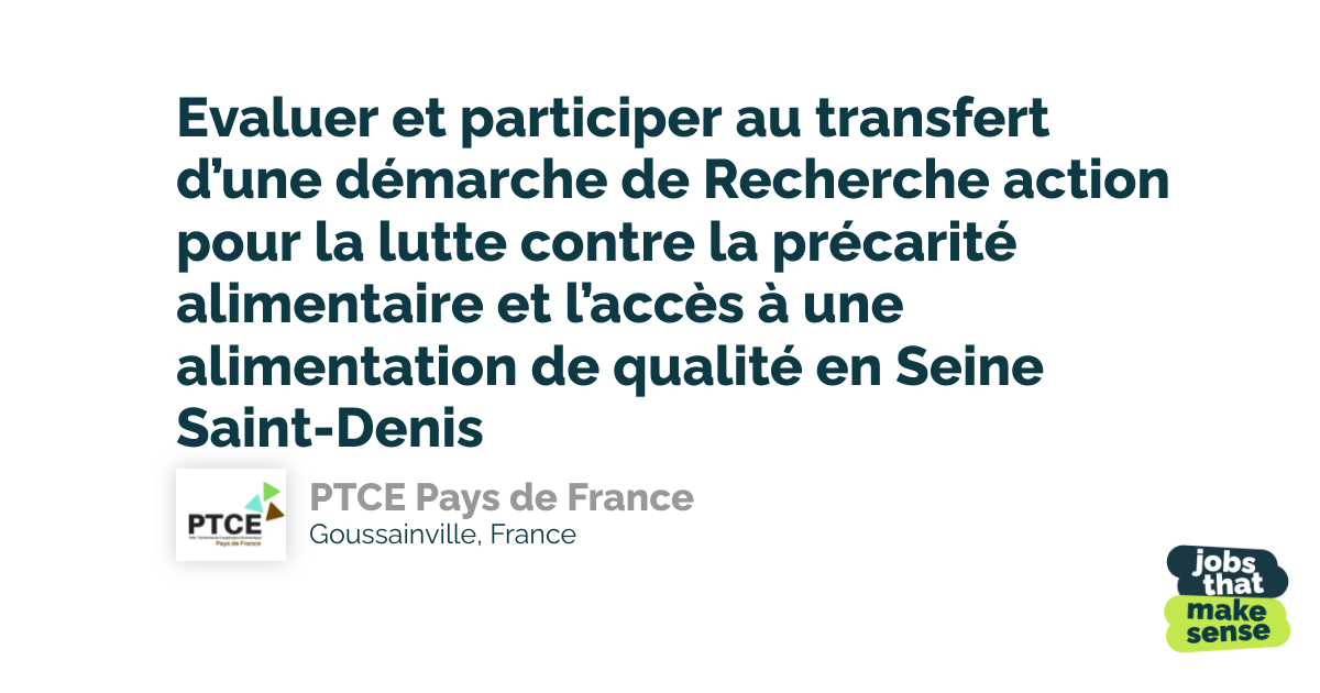 Evaluate and participate in the transfer of an action research approach ...