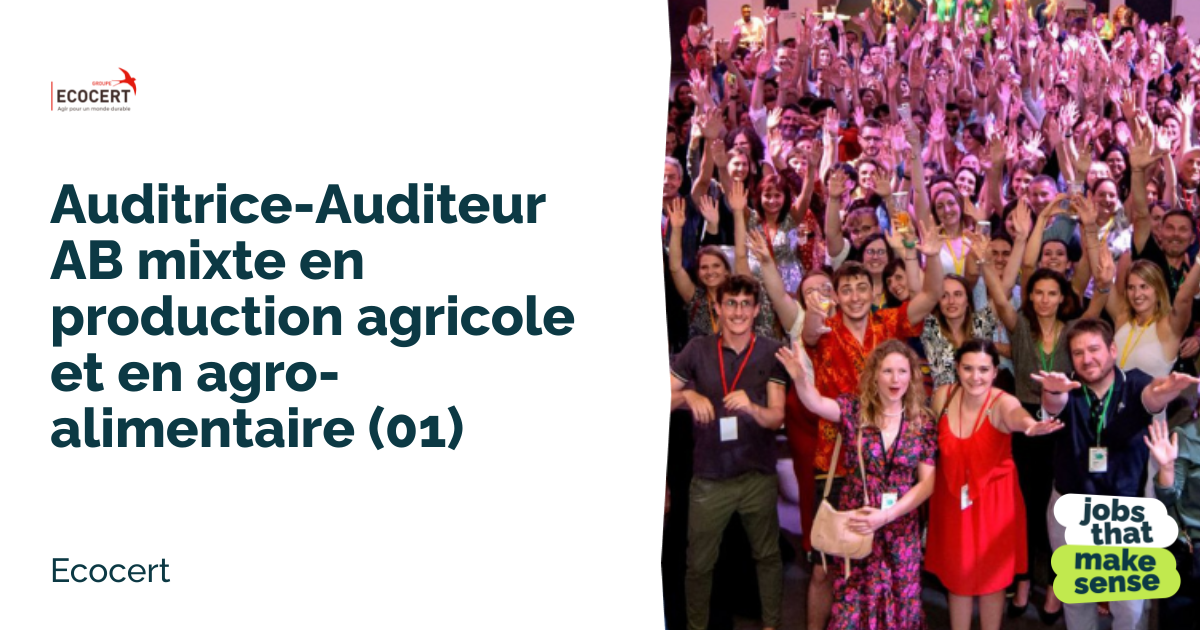 Mixed AB auditor in agricultural production and agri-food (01) - Bourg ...