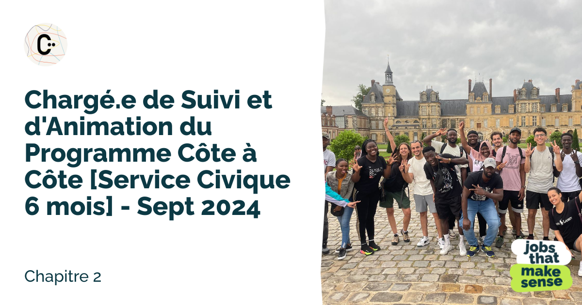 Monitoring and Animation Officer for the Côte à Côte Program [6-month ...