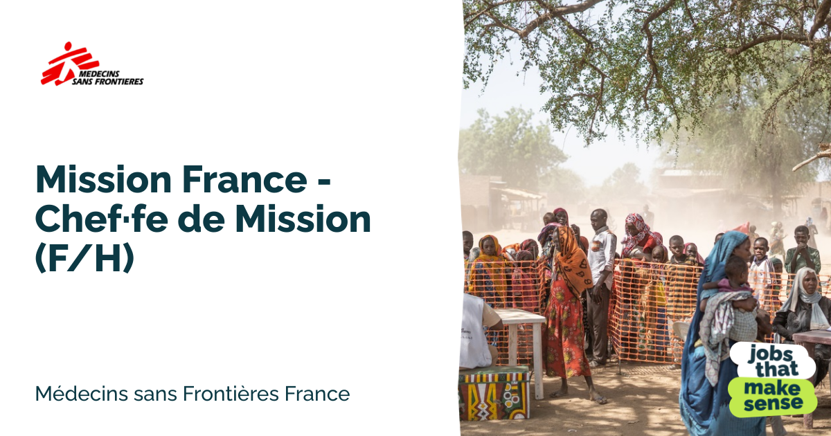 Mission France - Chef·fe de Mission (F/H) - Paris - Médecins sans ...